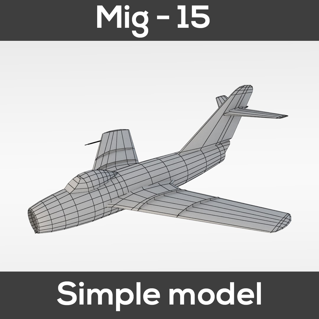 Mig-15 Simple - Obj