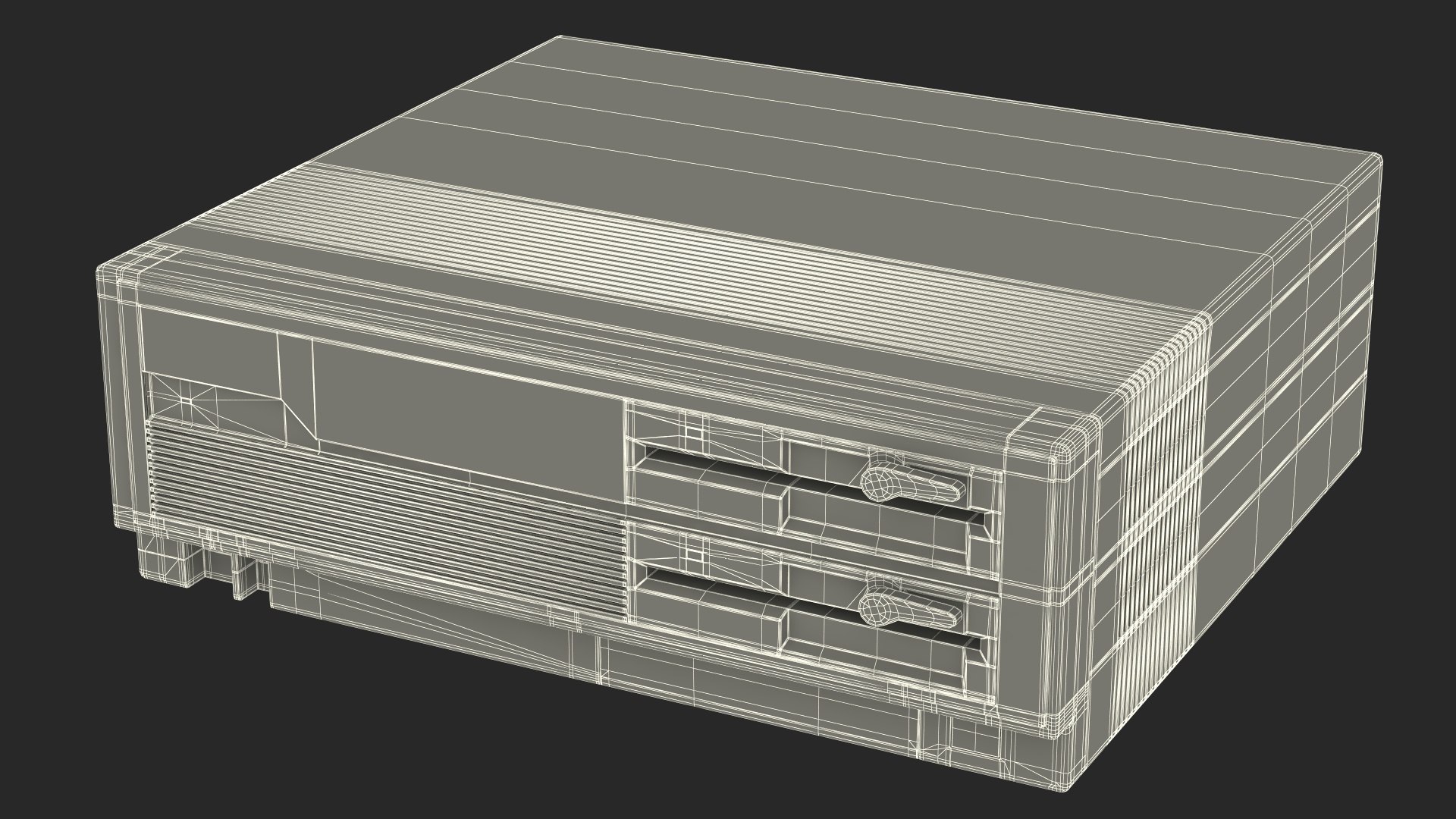 Vintage Computer Workstation Terminal 3D model - TurboSquid 2071690