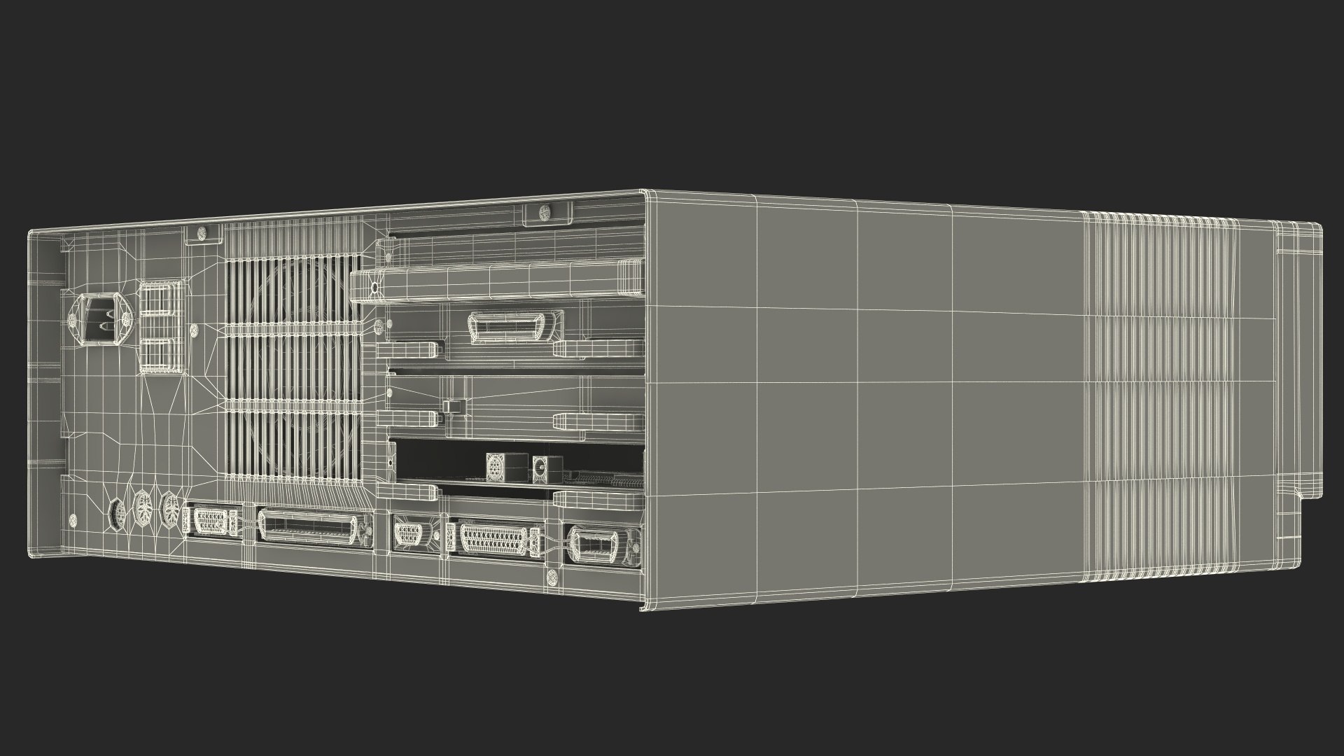 Vintage Computer Workstation Terminal 3D model - TurboSquid 2071690