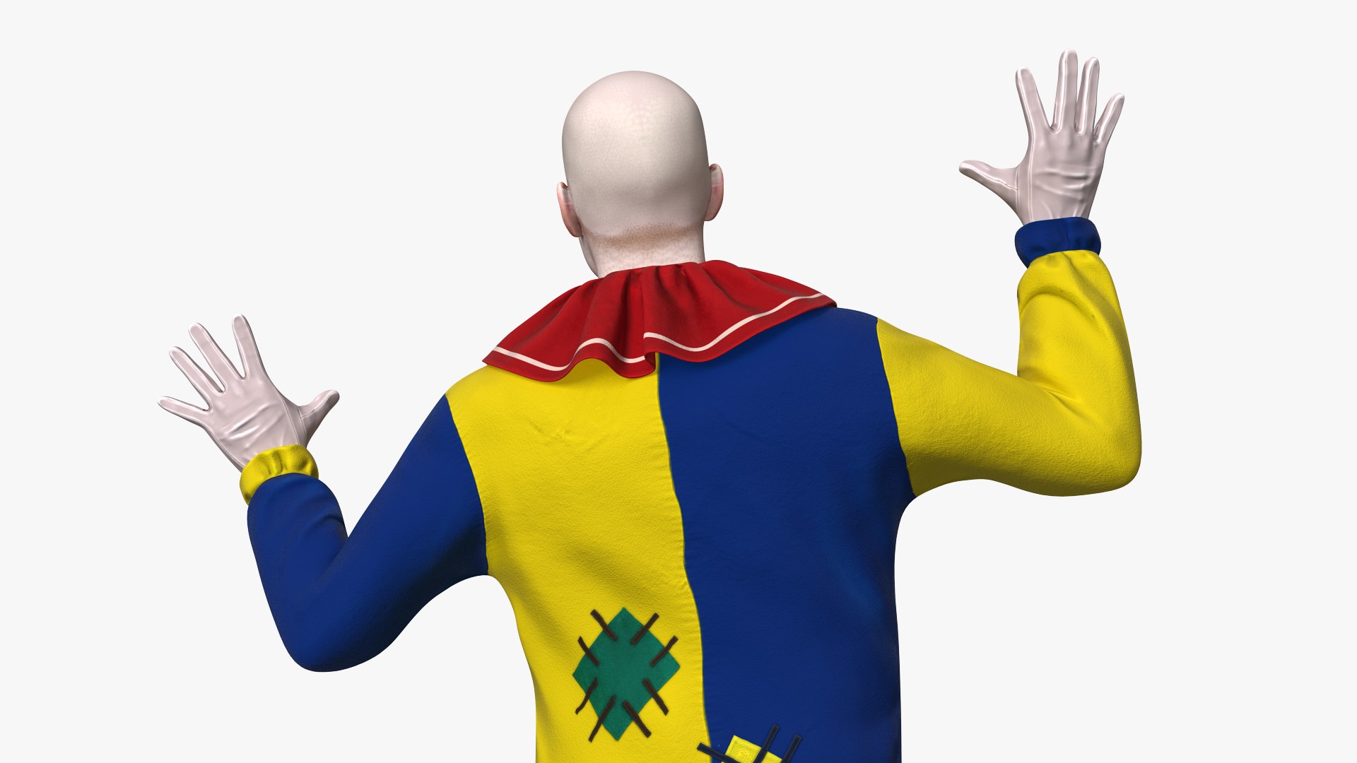 Bald Clown Dancing Pose 3D - TurboSquid 1589096