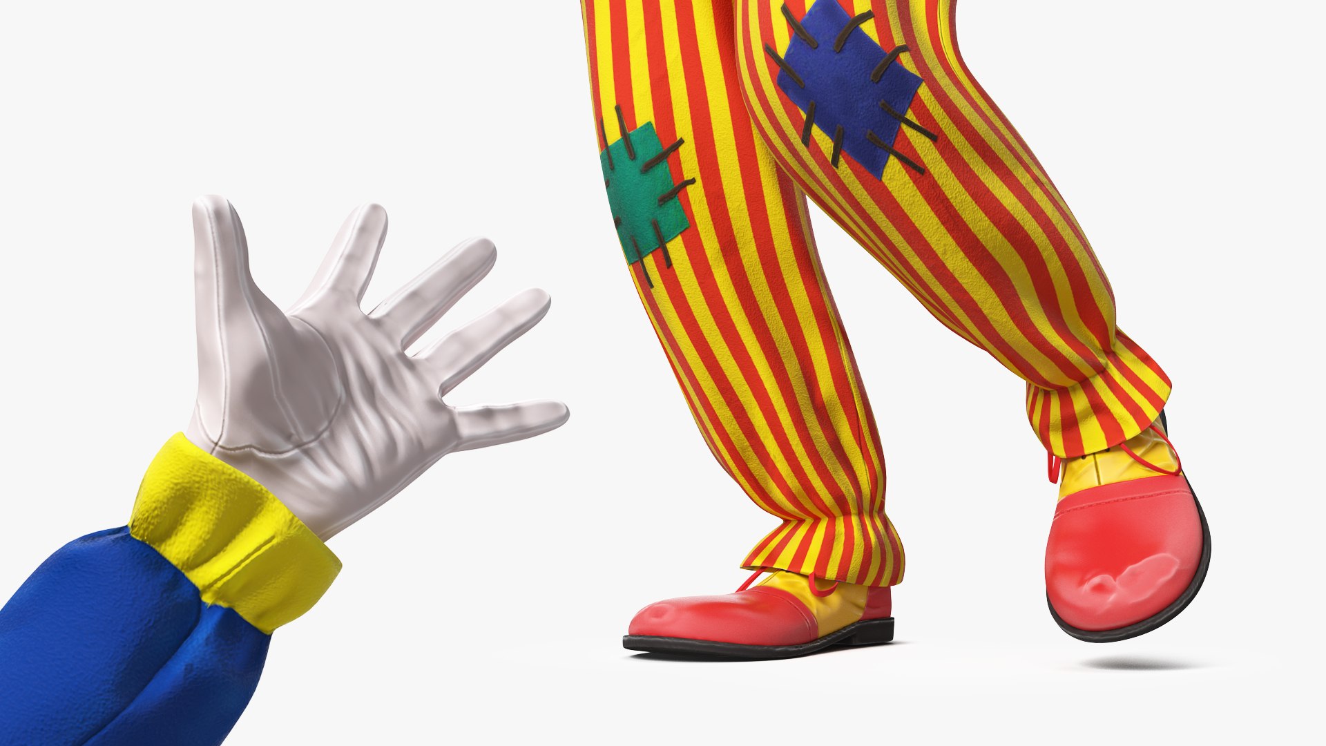 Bald Clown Dancing Pose 3D - TurboSquid 1589096