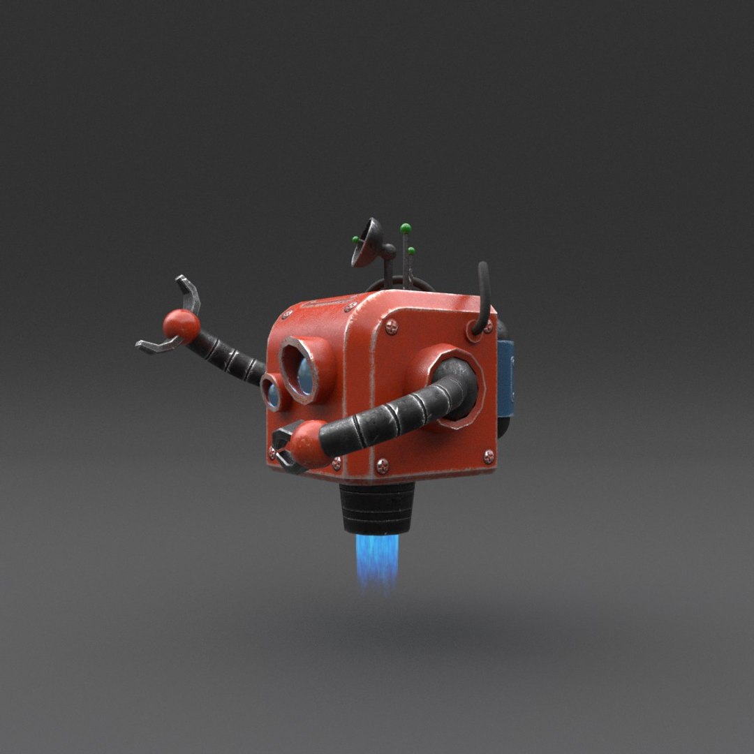 3D Robot Blender Rigged - TurboSquid 1288389