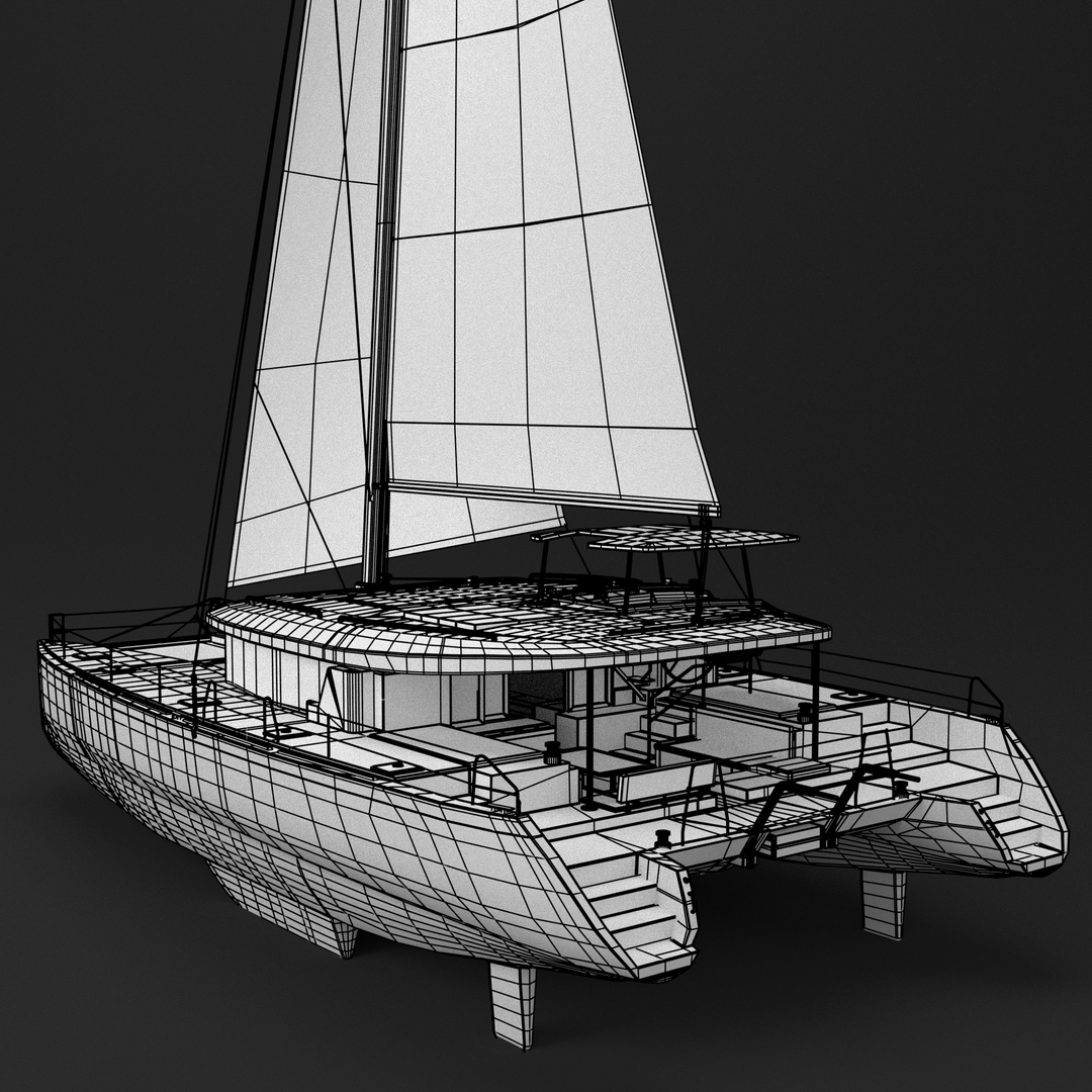 3D lagoon 450-s catamaran model - TurboSquid 1697233
