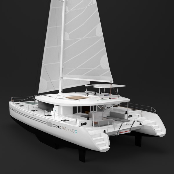 3D lagoon 450-s catamaran model - TurboSquid 1697233
