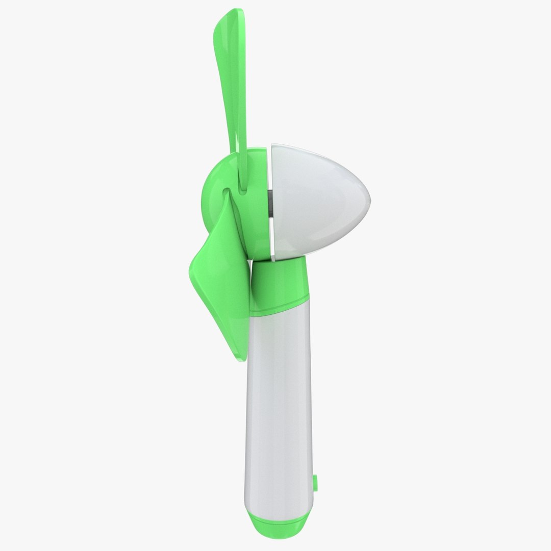 Electric Hand Fan 3d Model