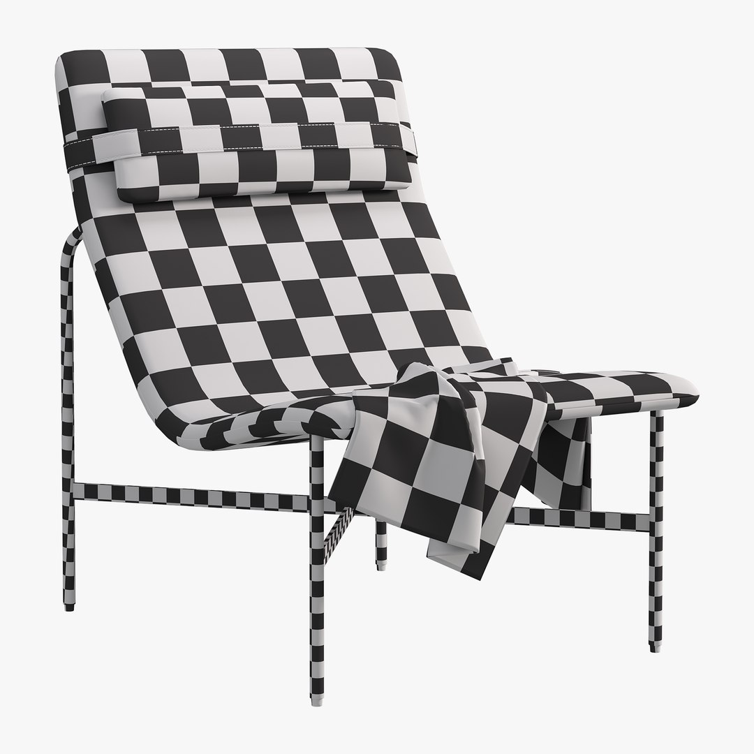 3D Model Deep Thoughts Leather Lounge Chair - TurboSquid 2348428