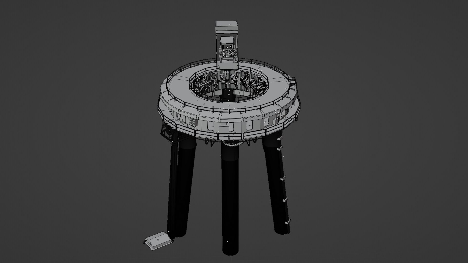 3D Detailed SpaceX Orbital Launch Mount - TurboSquid 2002782