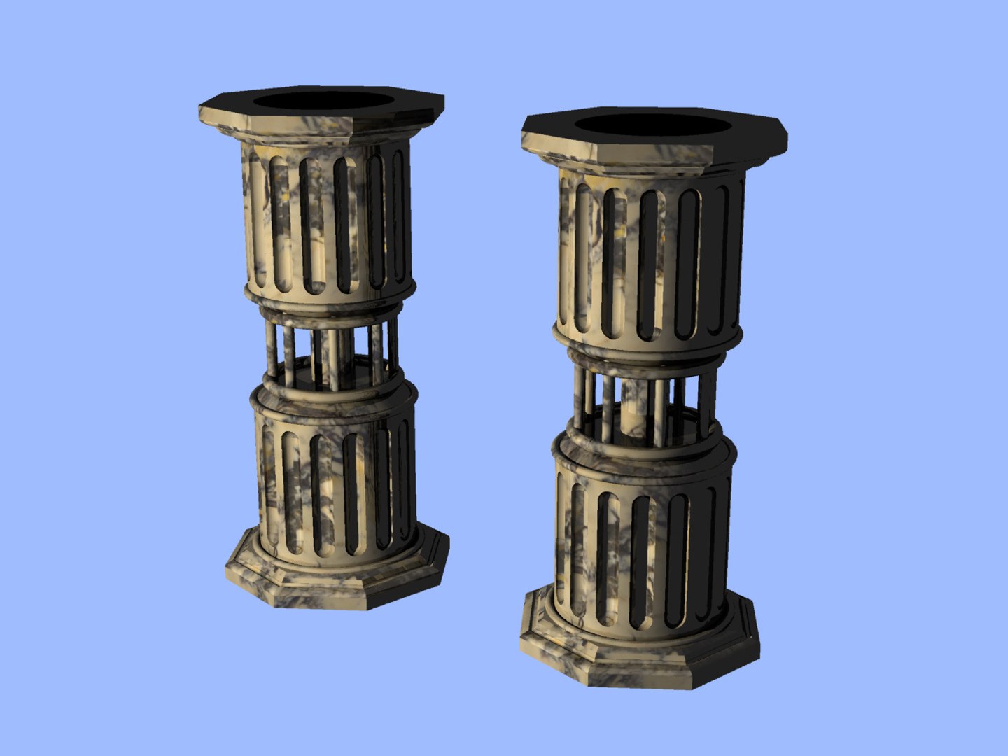 Greek Column 3d Model