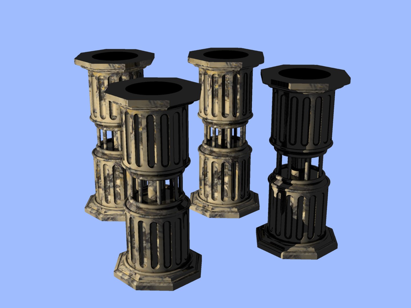 Greek Column 3d Model