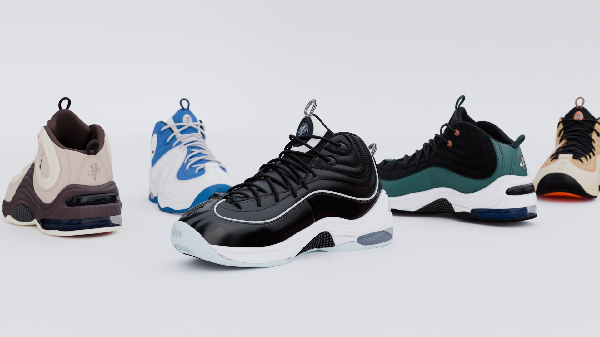 Nike Air Penny Model - TurboSquid 2326599