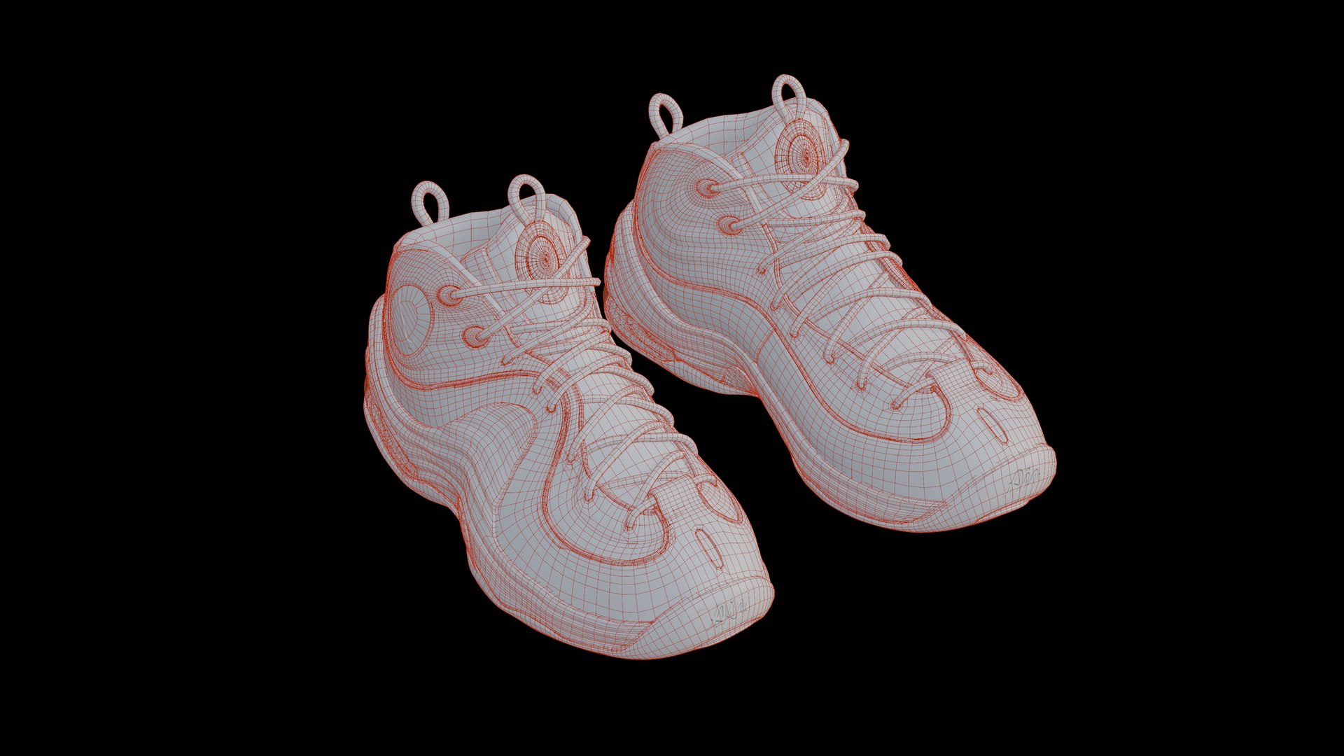Nike Air Penny Model - TurboSquid 2326599
