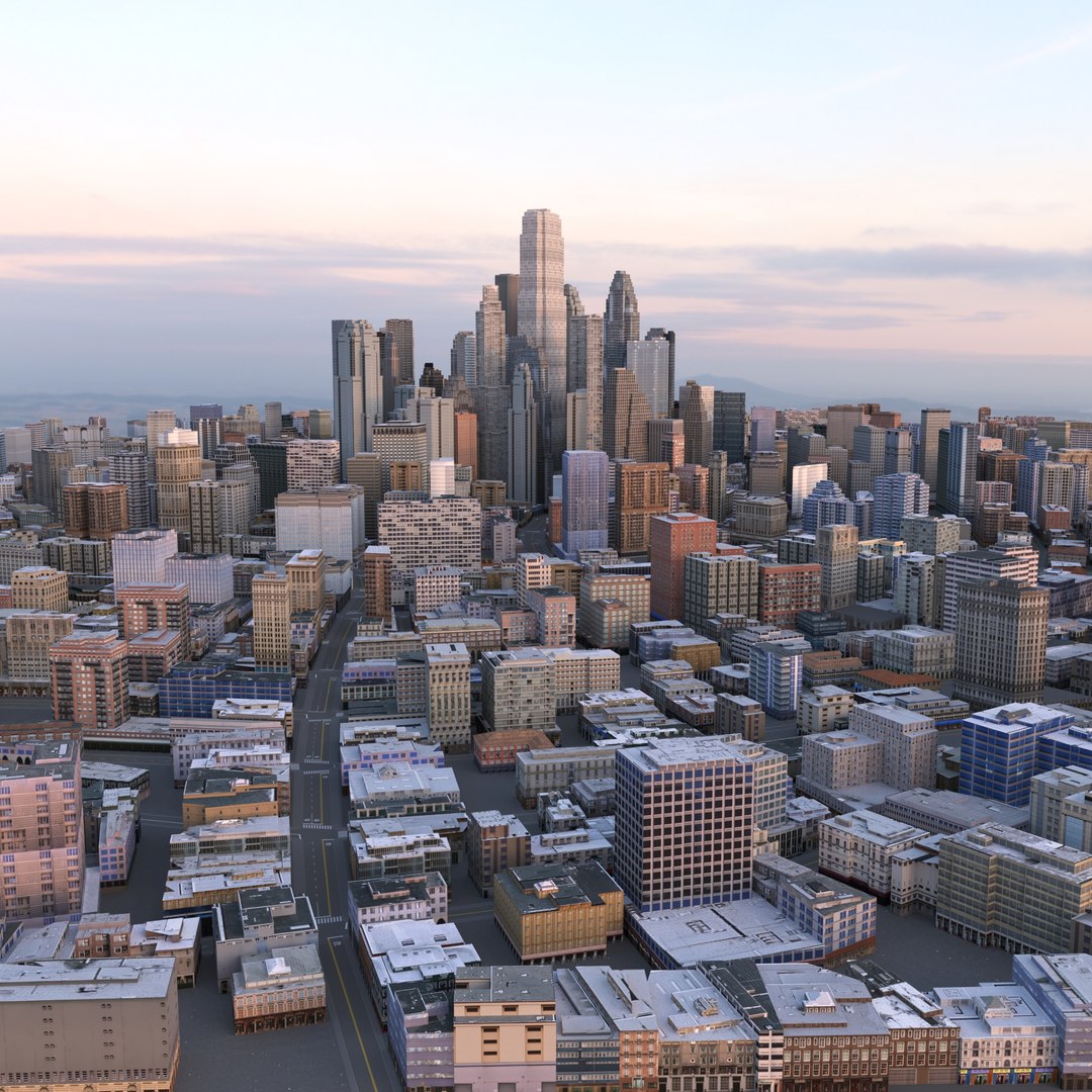 3D Model City 66 - TurboSquid 1991552