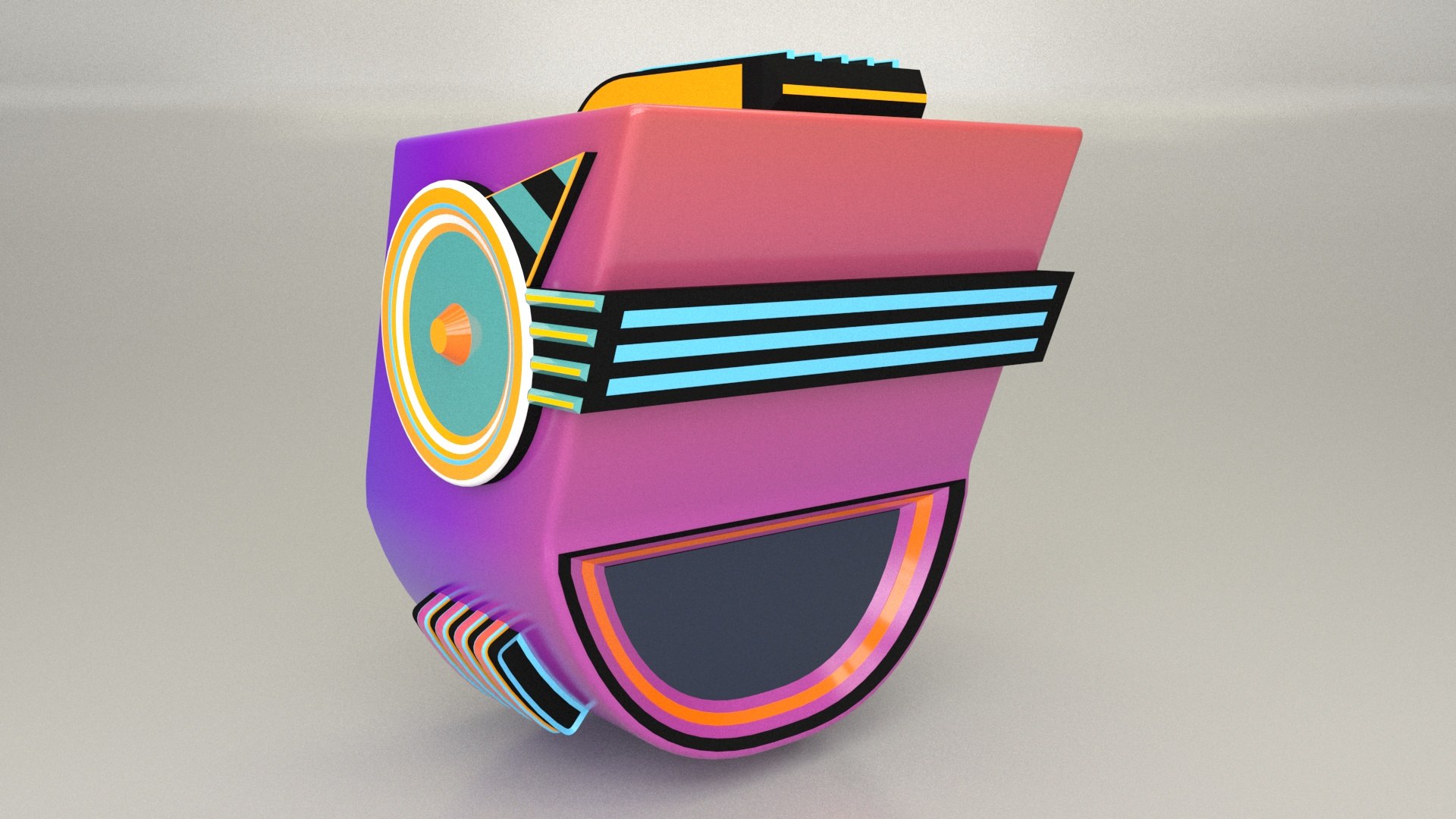 3D Game Character Robot Head - TurboSquid 1792057