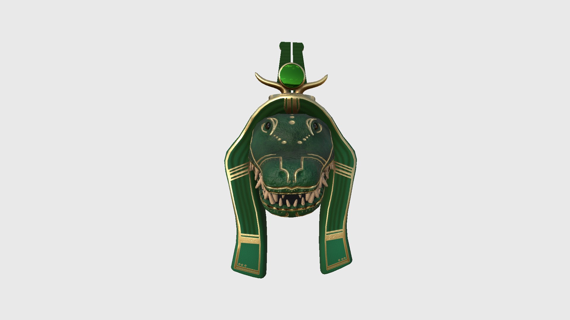 Sobek Mask A03 - Egyptian Gods Character Clothing 3D Model - TurboSquid ...
