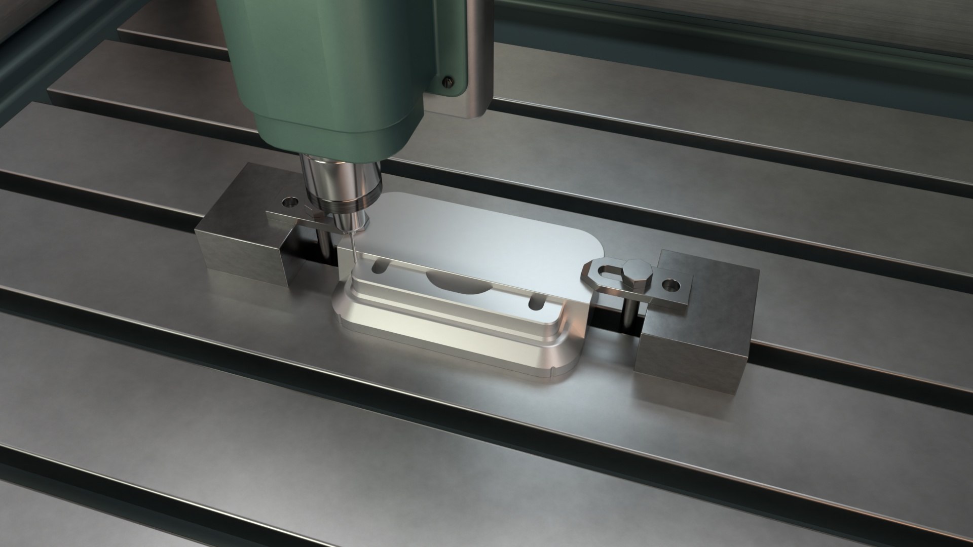 3D Model Industrial Cnc Milling Machine - TurboSquid 1440400