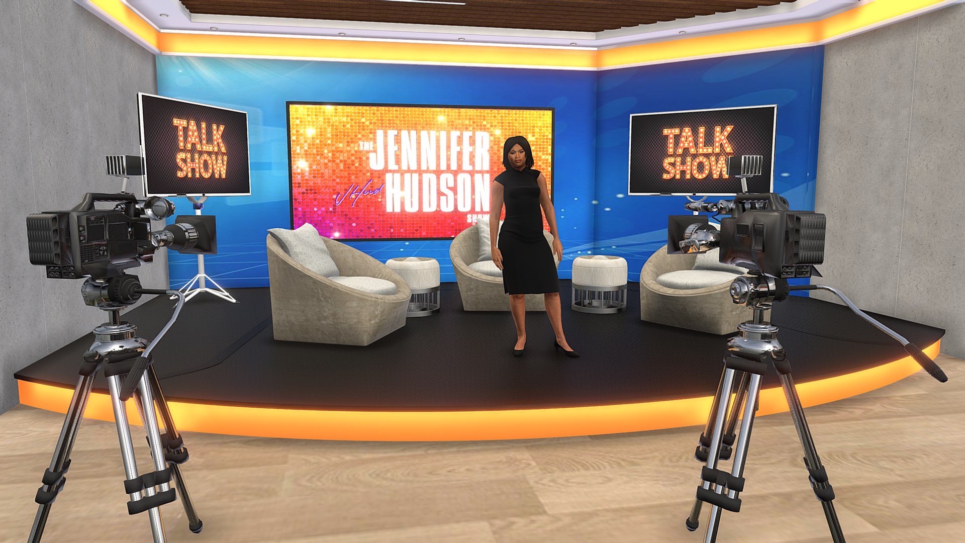 3D Model Jennifer Hudson Talk Show RIG - TurboSquid 2179627