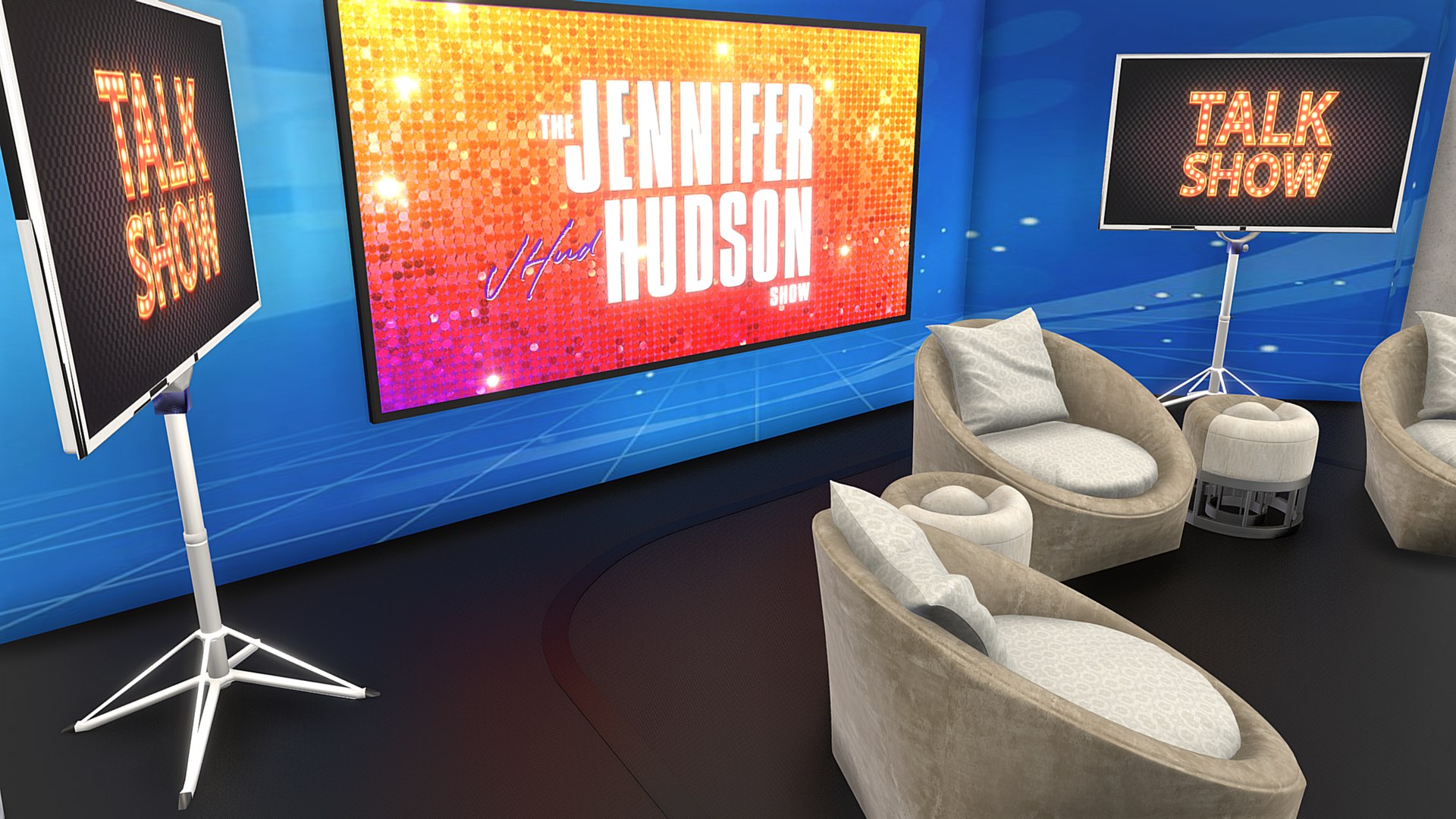 3D Model Jennifer Hudson Talk Show RIG - TurboSquid 2179627