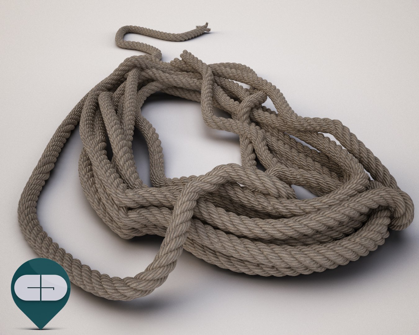 3d Model Rope Industrial