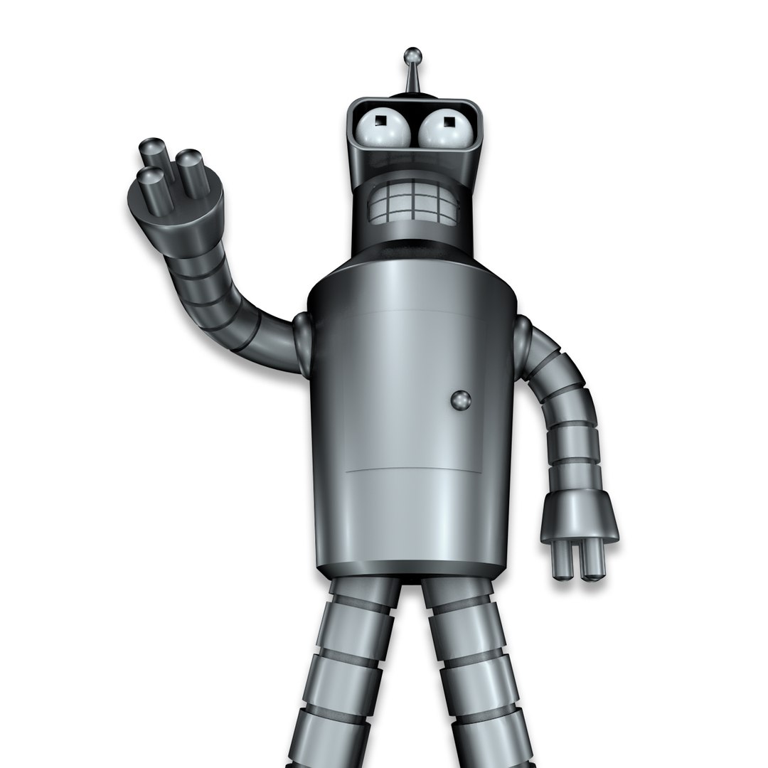 Robot Futurama Bender Model - TurboSquid 1522397