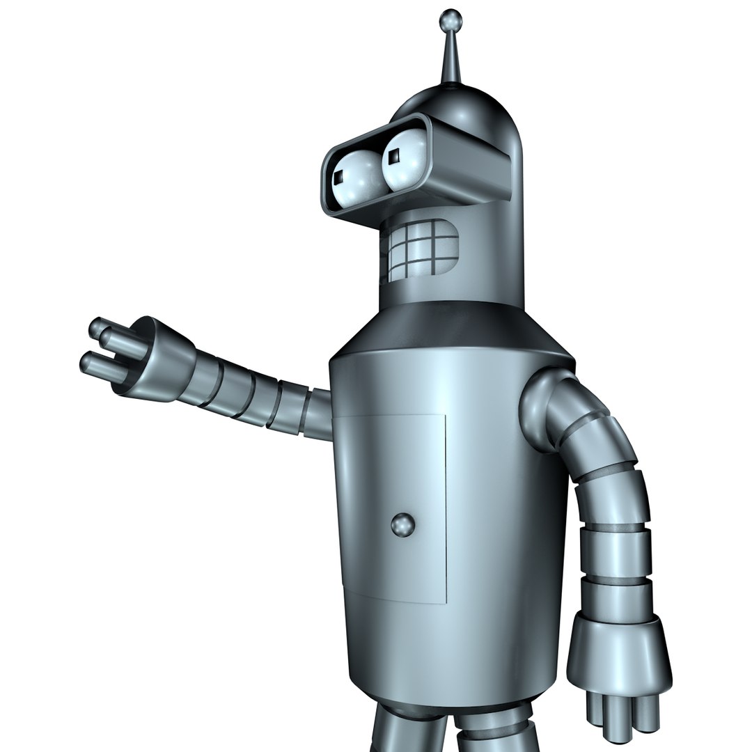 Robot Futurama Bender Model - TurboSquid 1522397
