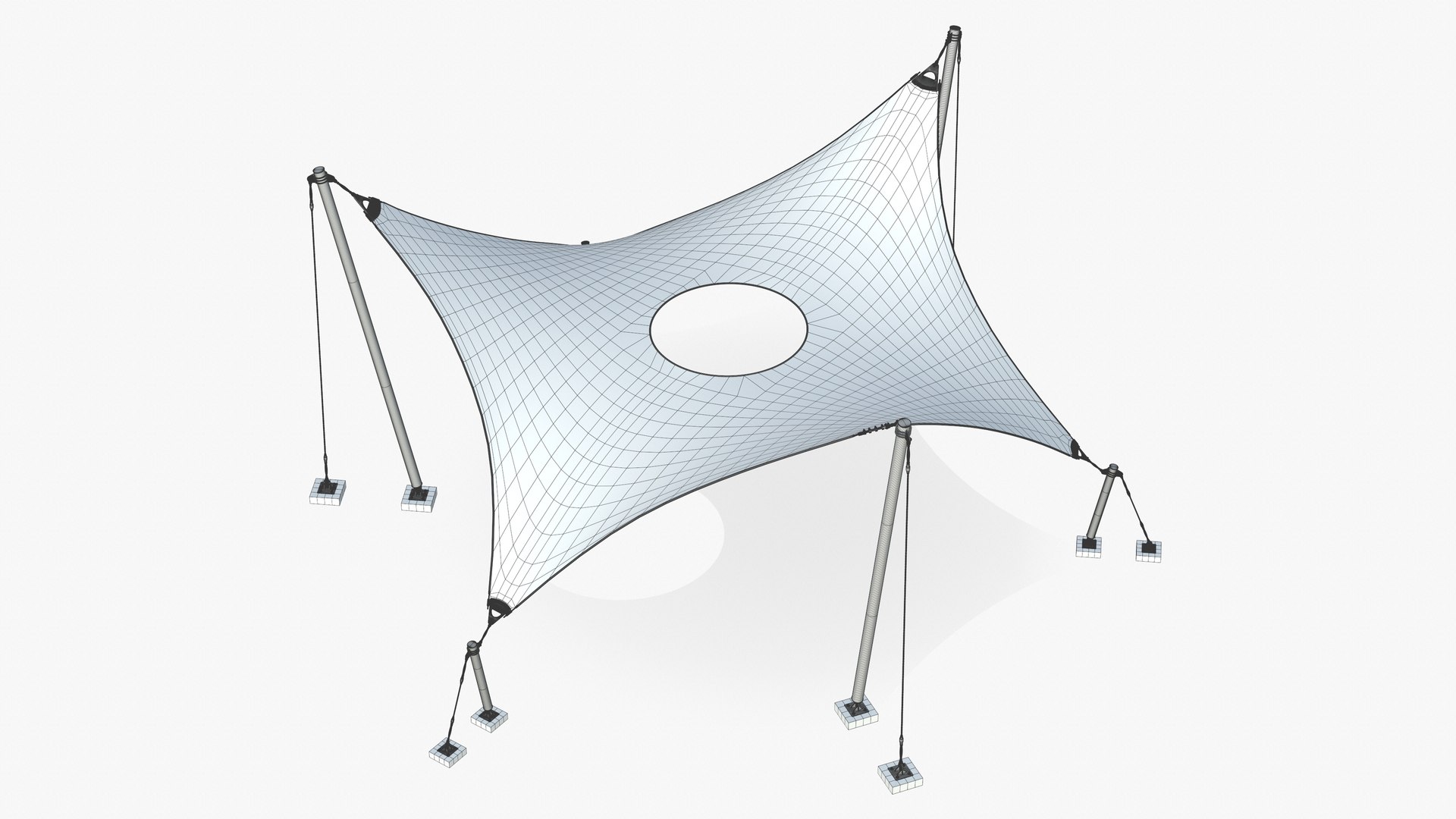 3D Tensile Structures Model - TurboSquid 1826261
