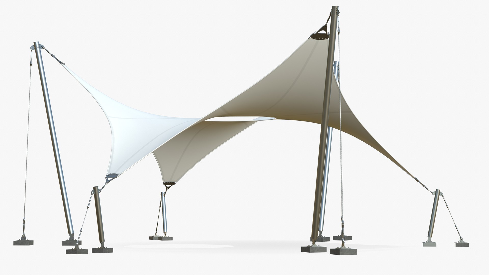 3D Tensile Structures model - TurboSquid 1826261