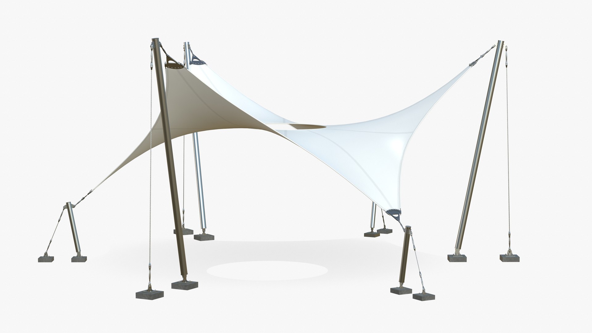 3D Tensile Structures Model - TurboSquid 1826261