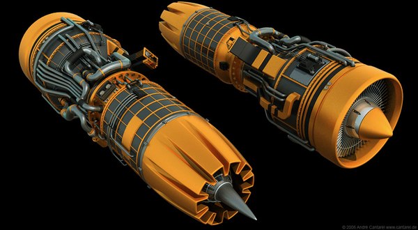 3d jet engine