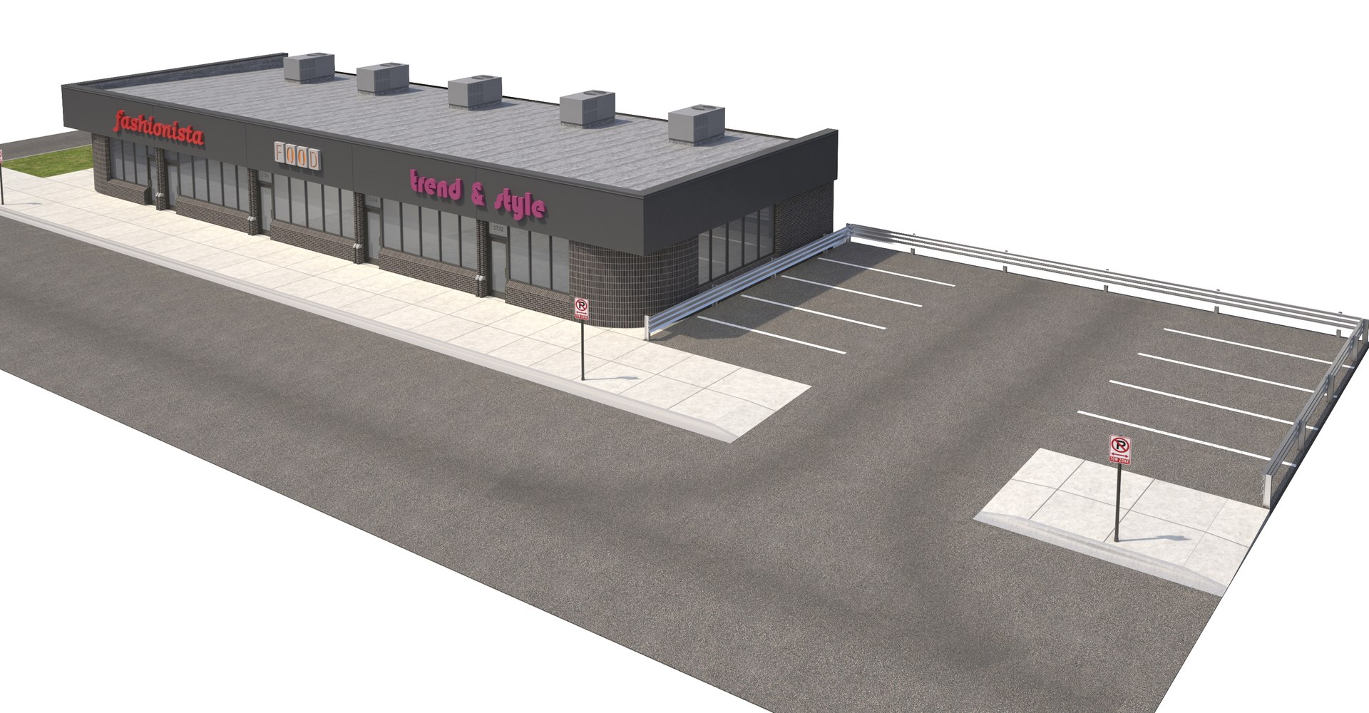 Store Retailer Mall 3D Model - TurboSquid 1653719