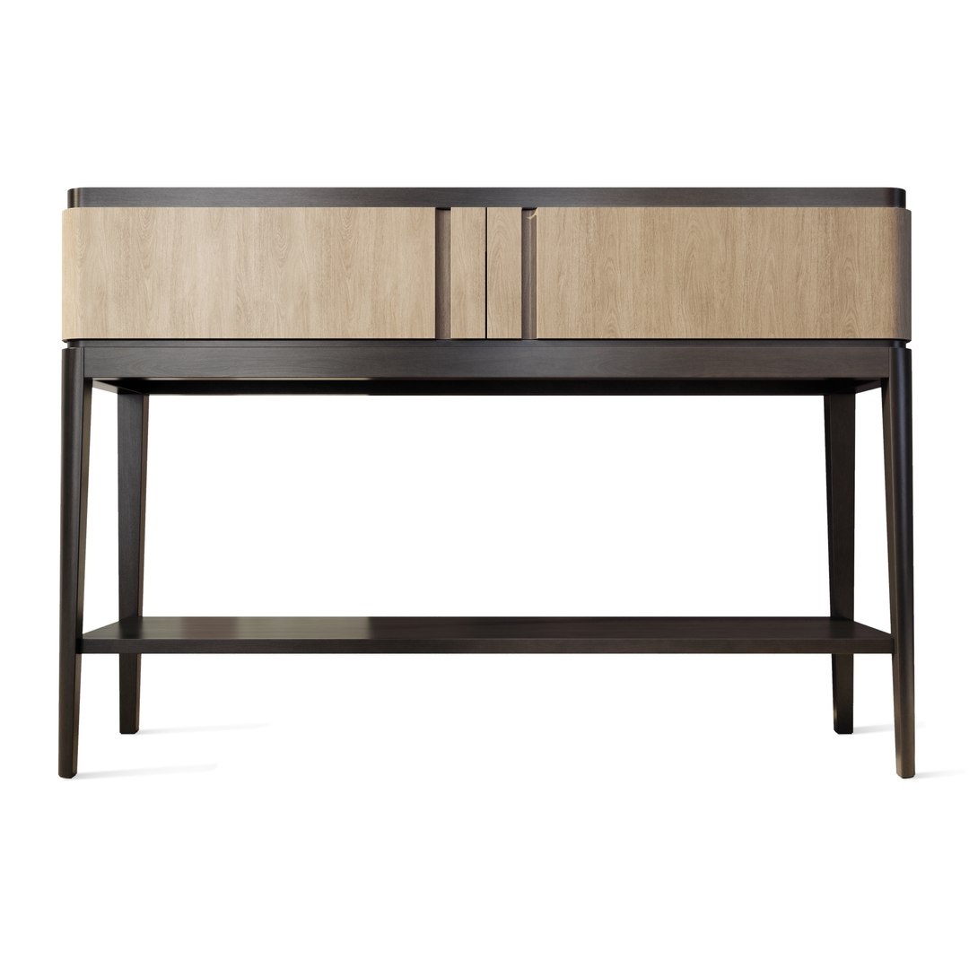 3D Model Console Line Ellipse Furniture - TurboSquid 2099074