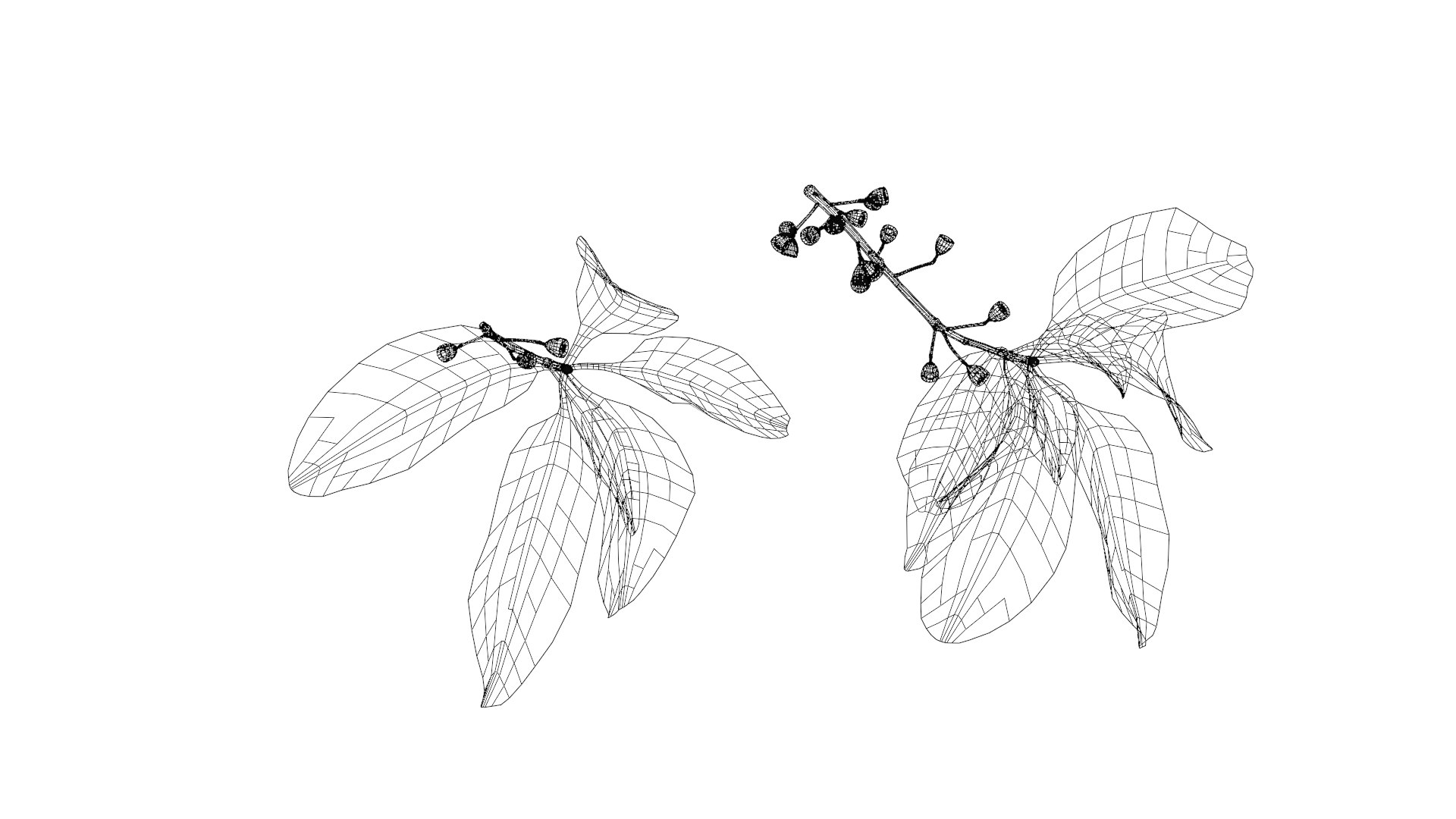 3D BrushBoxTwig Realistic Lush Green Tree Branch 3D Model - TurboSquid ...