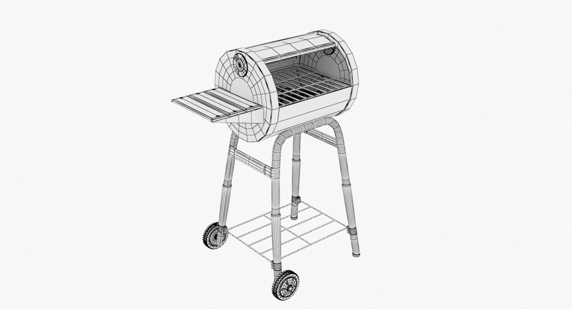 Charcoal Grill 3D Model - TurboSquid 1425034