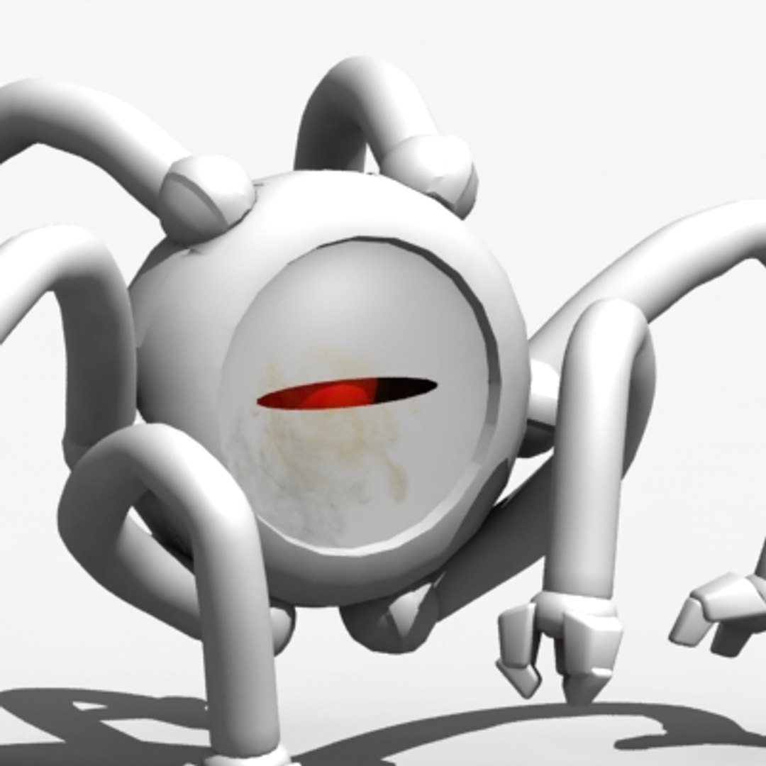 3d Fantasy Machine Eye Model