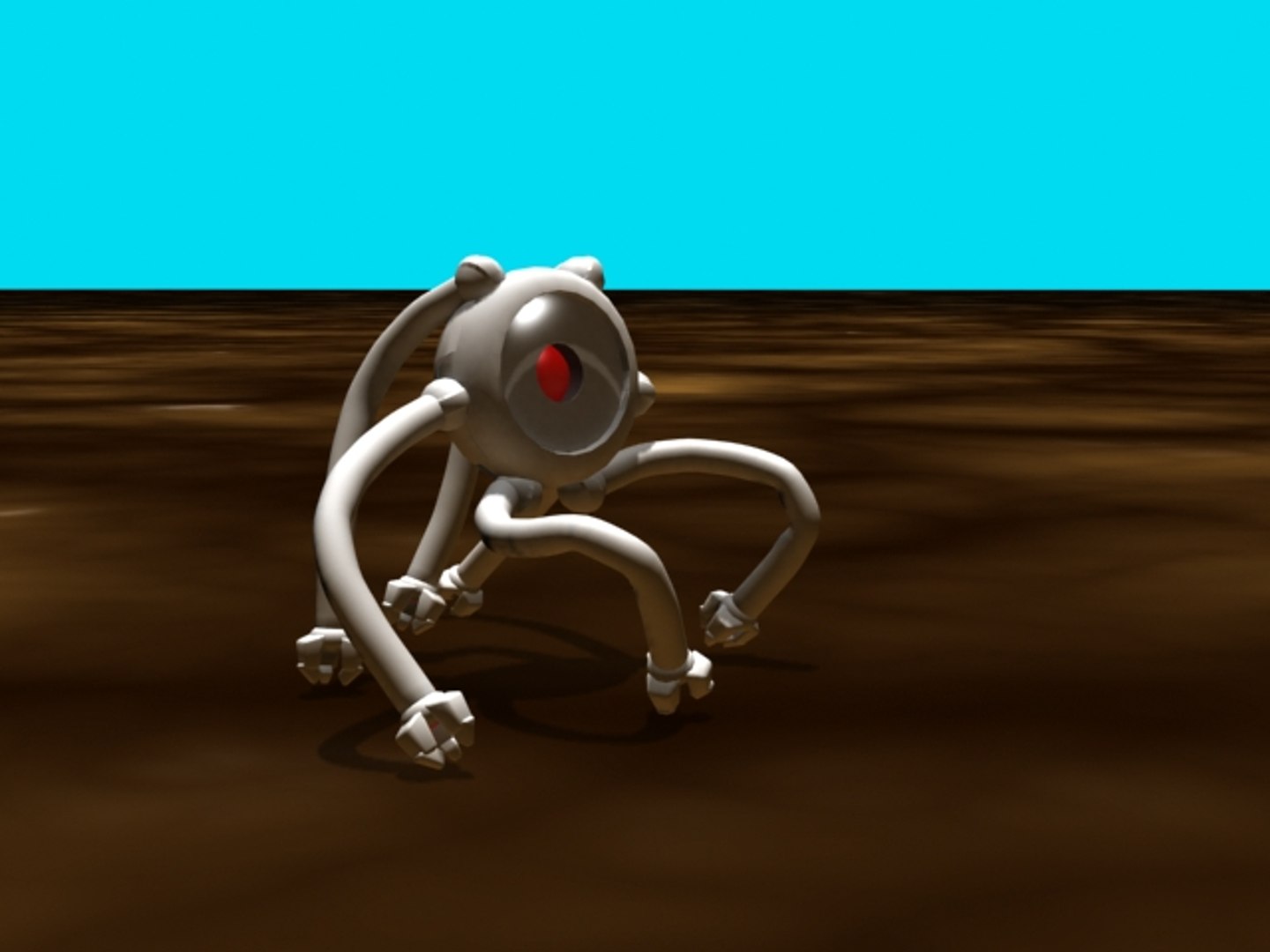 3d Fantasy Machine Eye Model