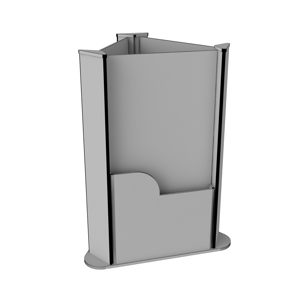 3d model holder triangle