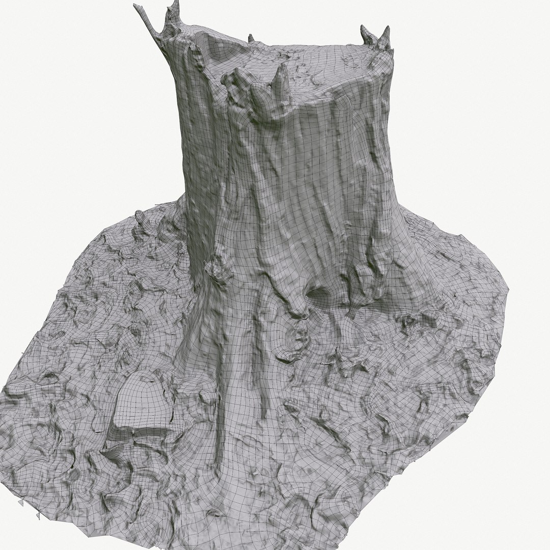 3D Scan Bpr Tree Stump - TurboSquid 1636775