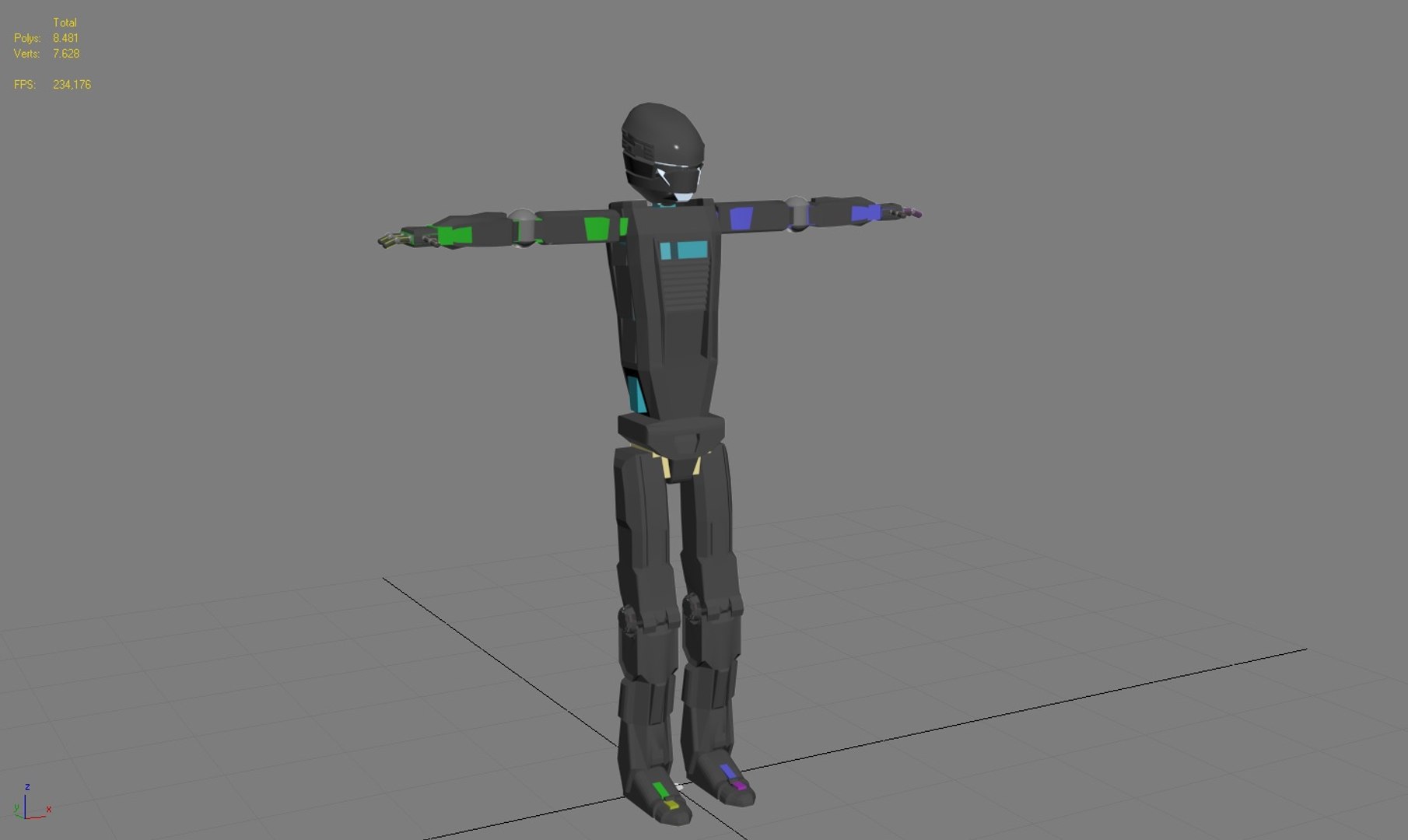 Animation Robo Biped Base Max Free