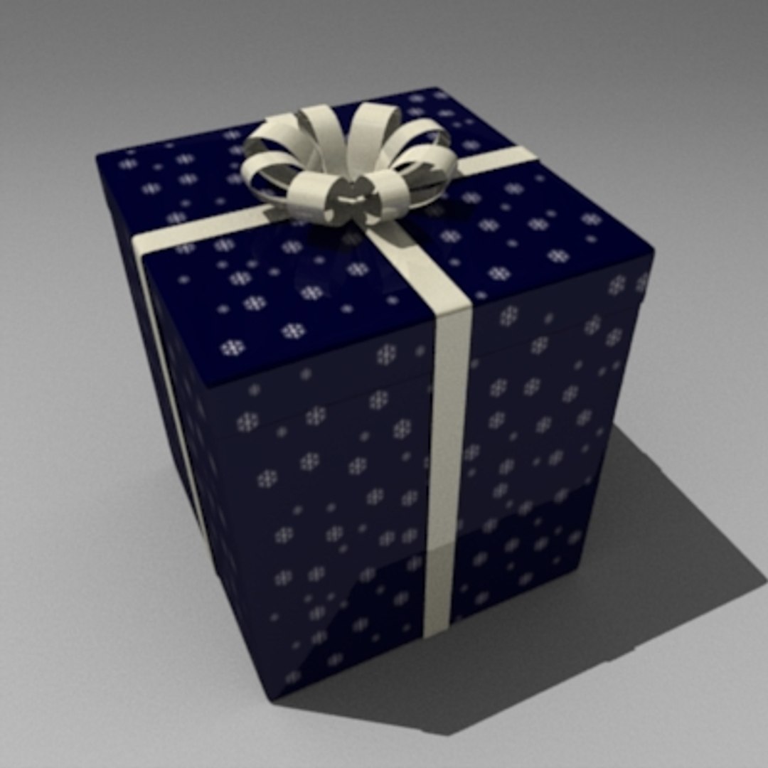Gift Box Present 3d Model