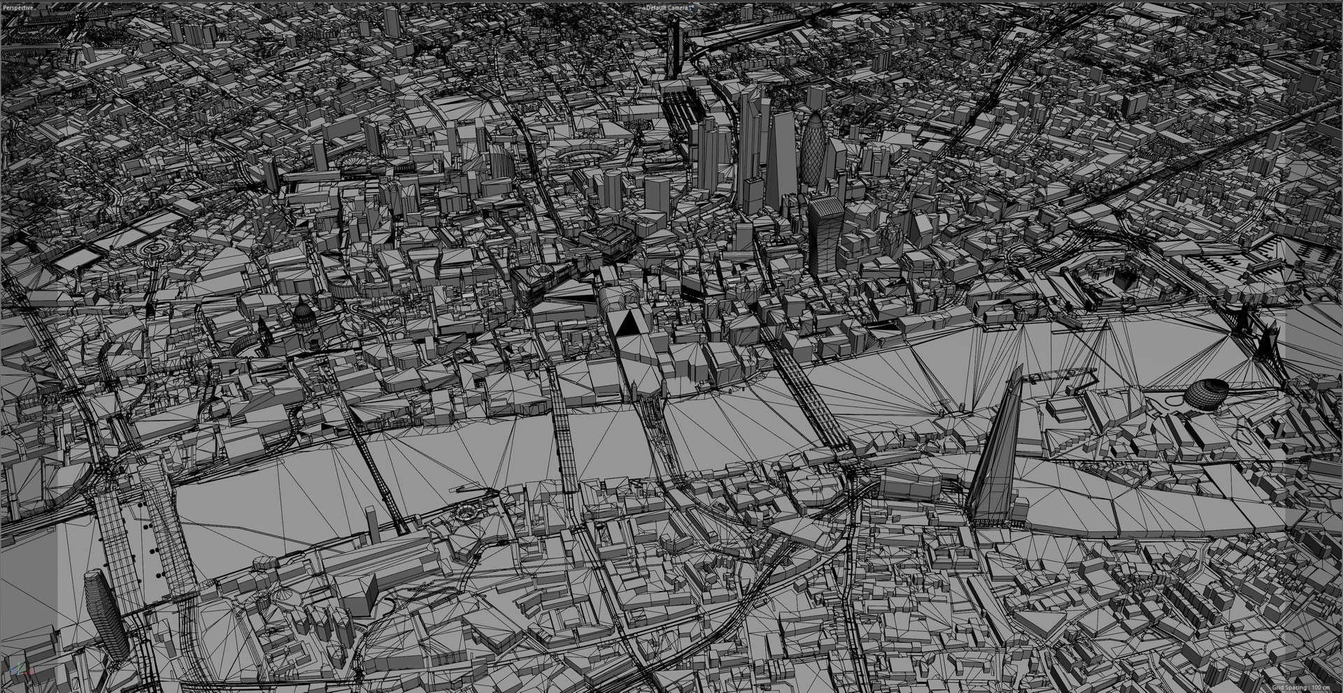 3D London City UK 30km - TurboSquid 1989283