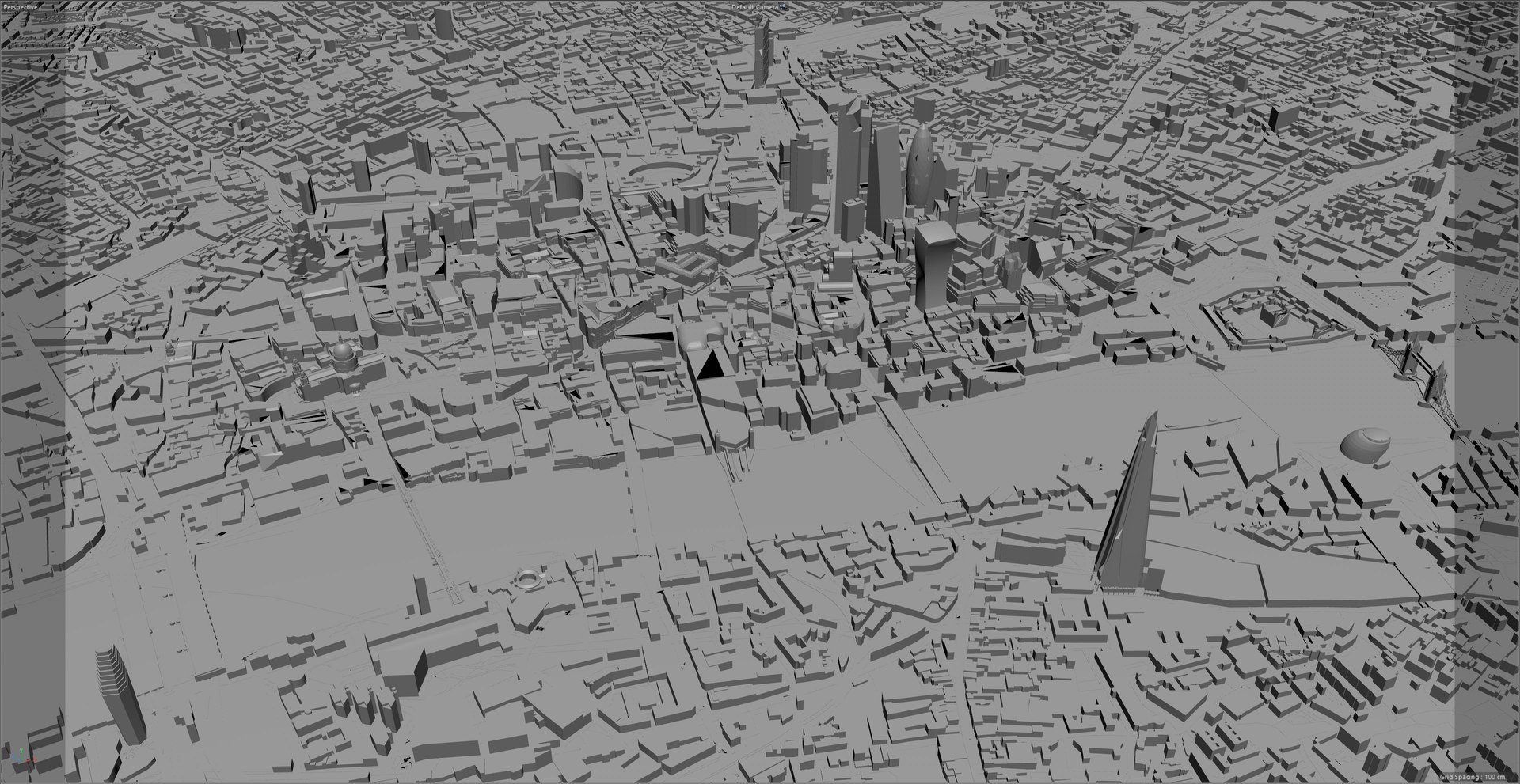 3D London City UK 30km - TurboSquid 1989283