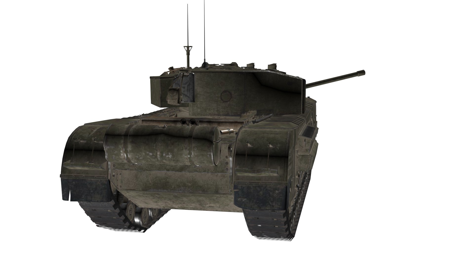 3D WWII USSR Churchill III Heavy Tank - High Poly Model - TurboSquid ...