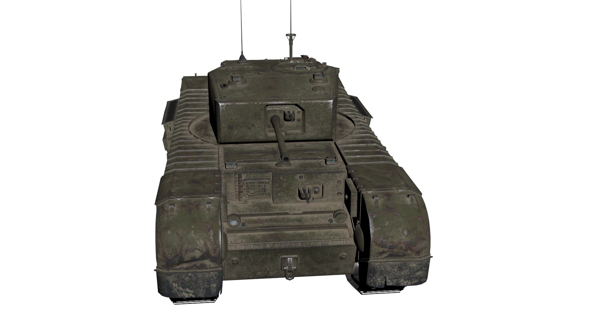 3D WWII USSR Churchill III Heavy Tank - High Poly Model - TurboSquid ...