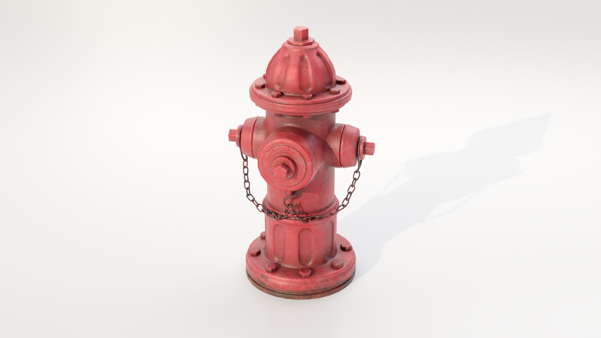 3D Fire Hydrant With Chain - TurboSquid 2087631