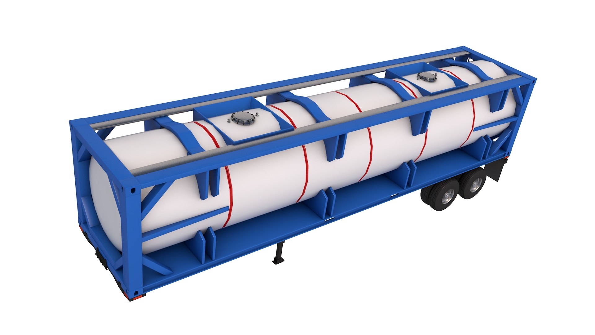 Tanker Trailer 3D Model - TurboSquid 1932878