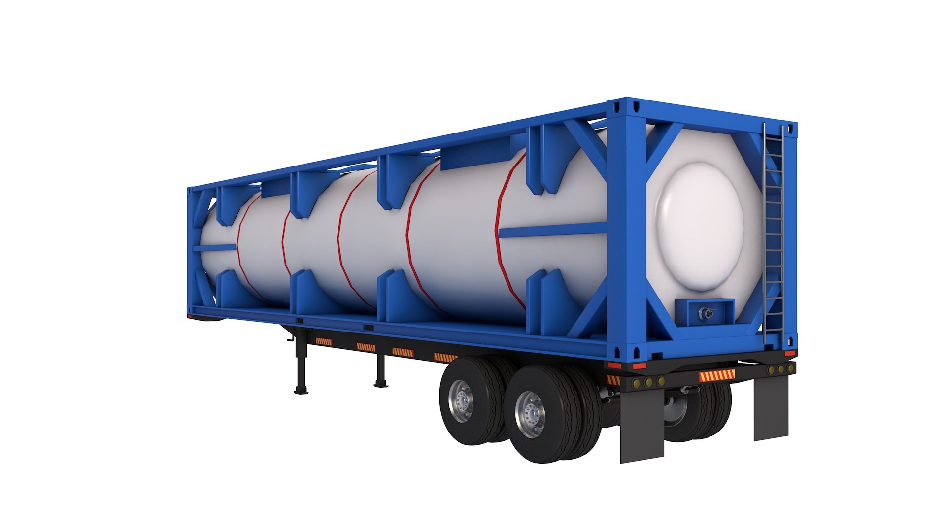 Tanker Trailer 3D Model - TurboSquid 1932878
