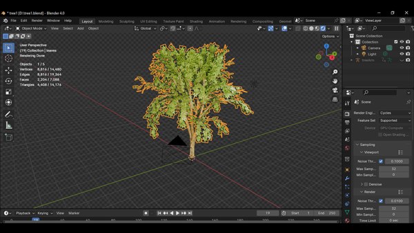 modelo 3d árbol realista - TurboSquid 2162755