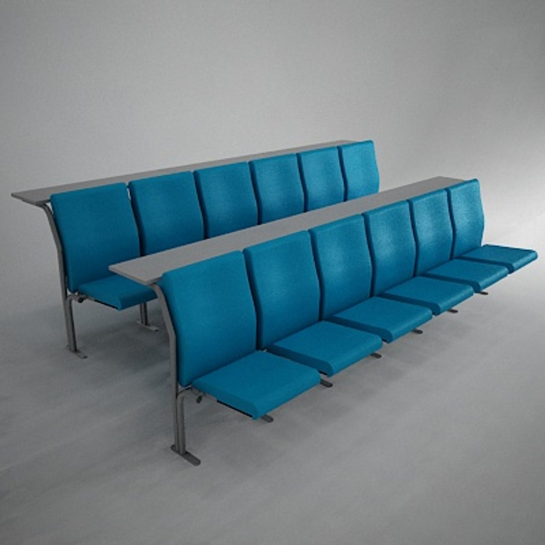 3d Model Lecture Chairs