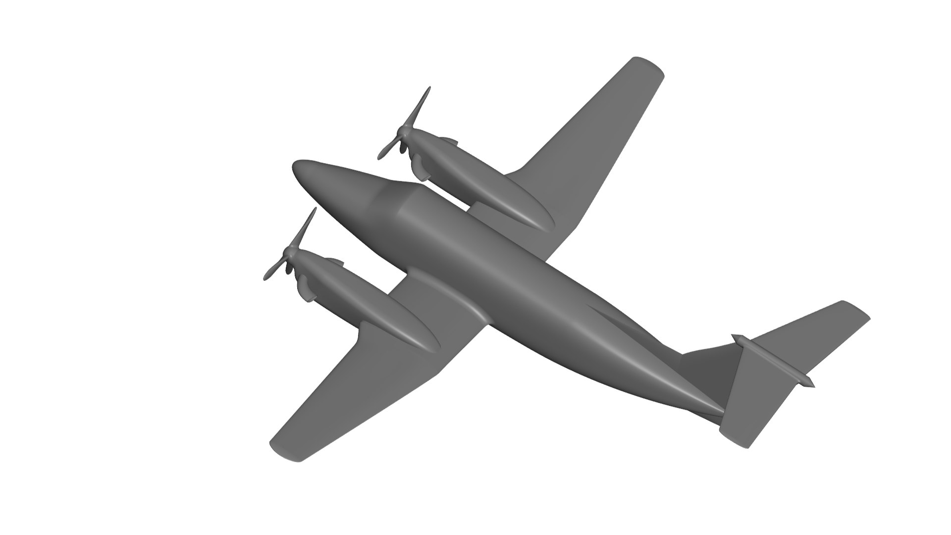 3D BEECHCRAFT KING AIR B200 - TurboSquid 1986310