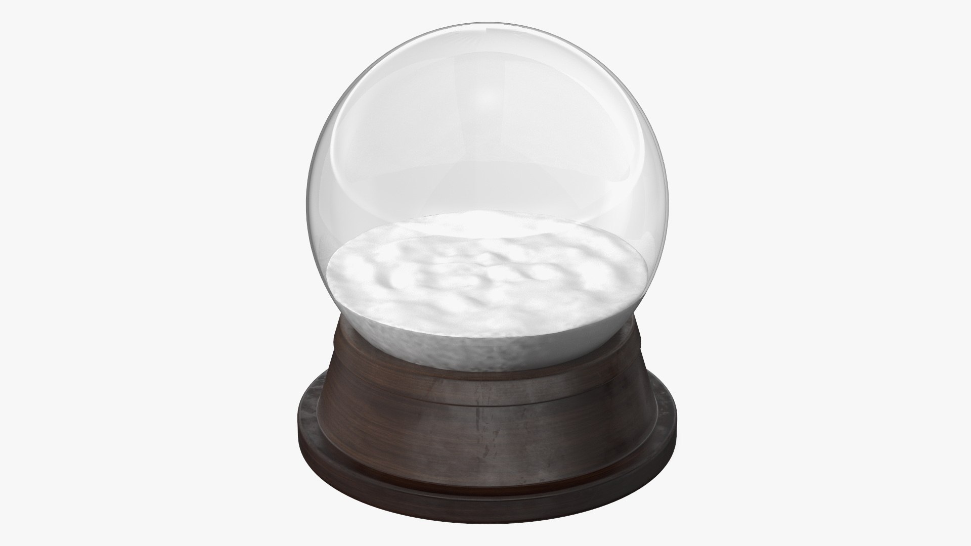 Snow Globe With Base 3D Model - TurboSquid 2369693
