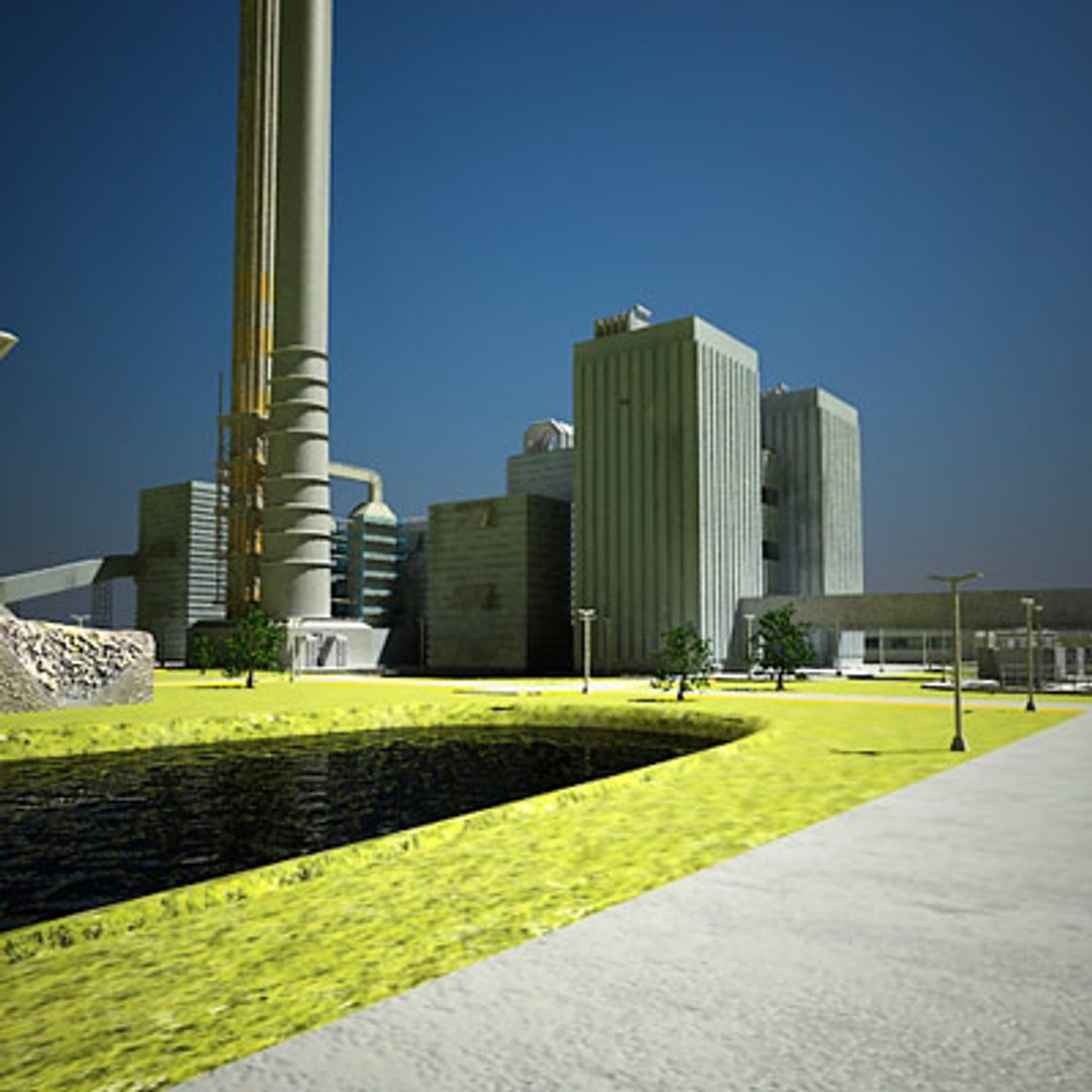 power stations 3d 3ds